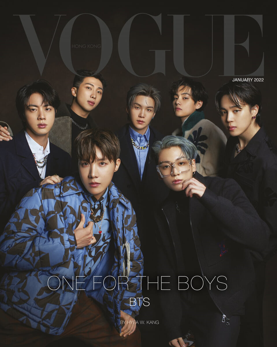 [22/01] HK VOGUE - BTS (Black type) [Cover by BTS] - interAsia